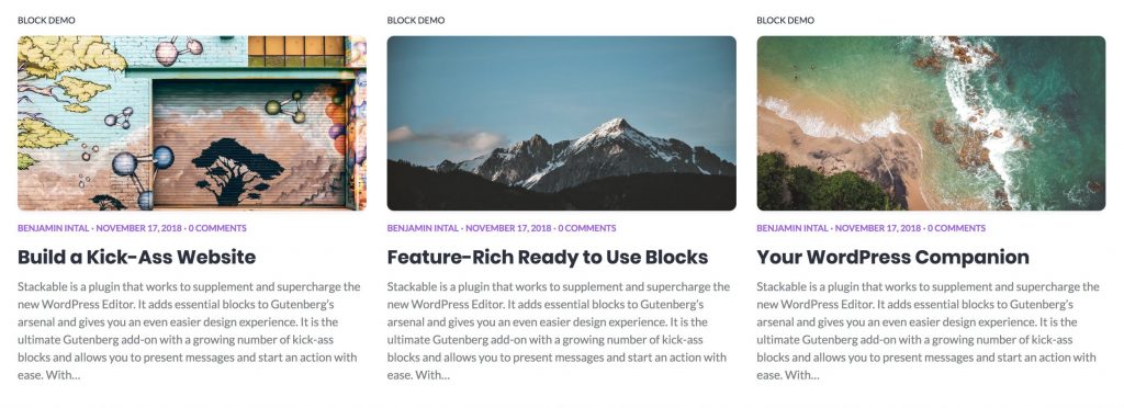 Introducing the Blog Posts Block - Stackable