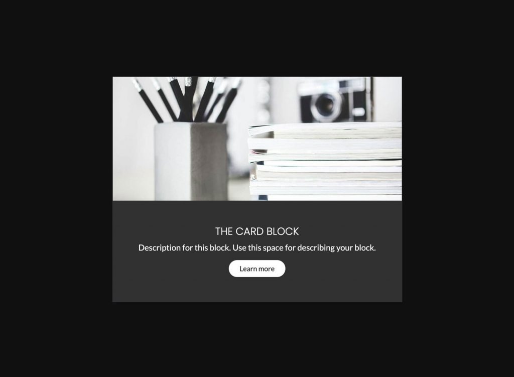 Card Block - Stackable