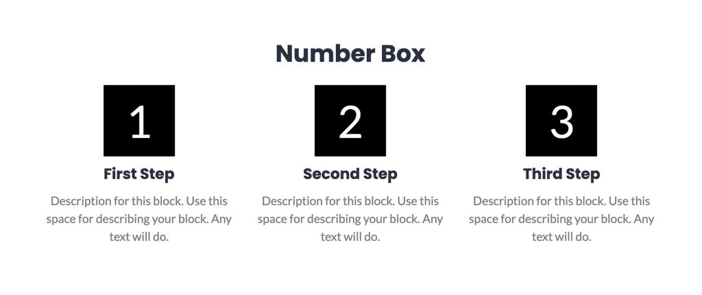Number Box Block - Stackable