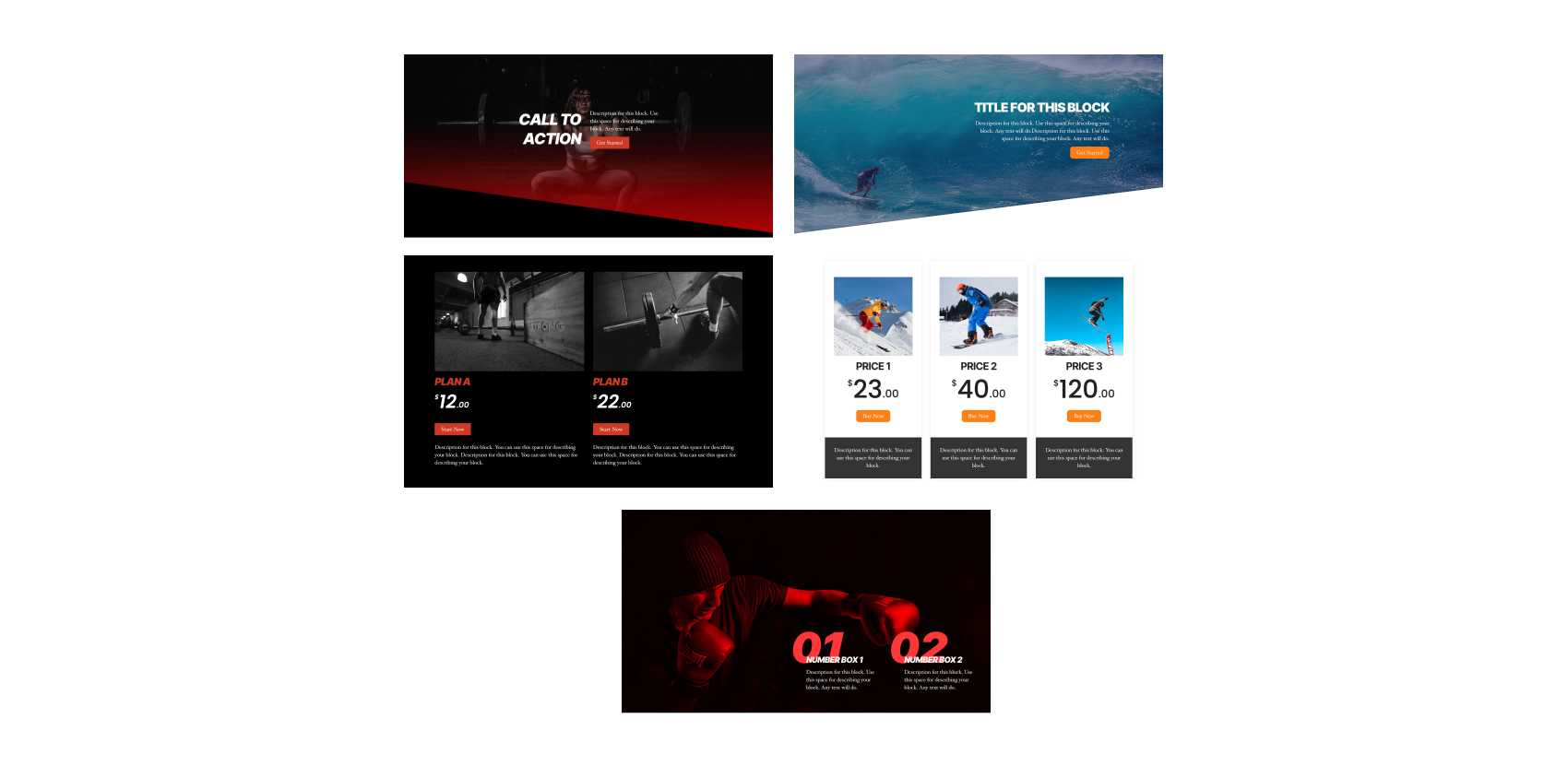 +64 New Block Designs - Stackable