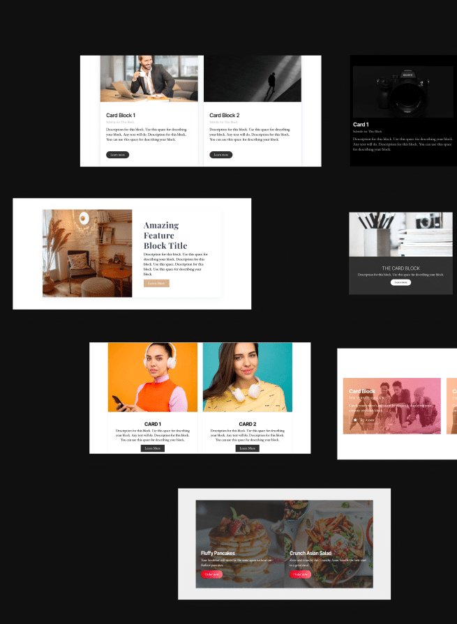 Card Gutenberg Block for WordPress - Stackable