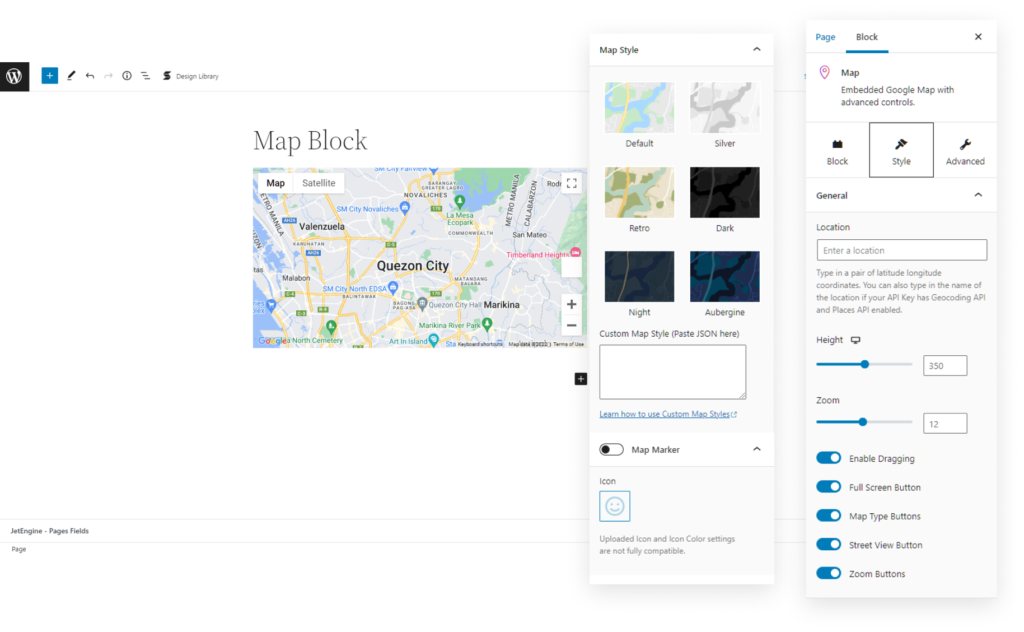 Map Block - Stackable
