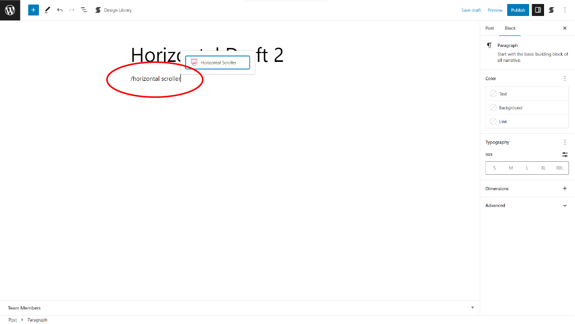 How to Create a Horizontal Layout on WordPress - Stackable