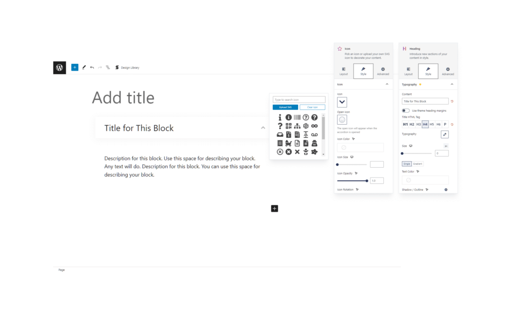 Accordion Block For Wordpress Stackable